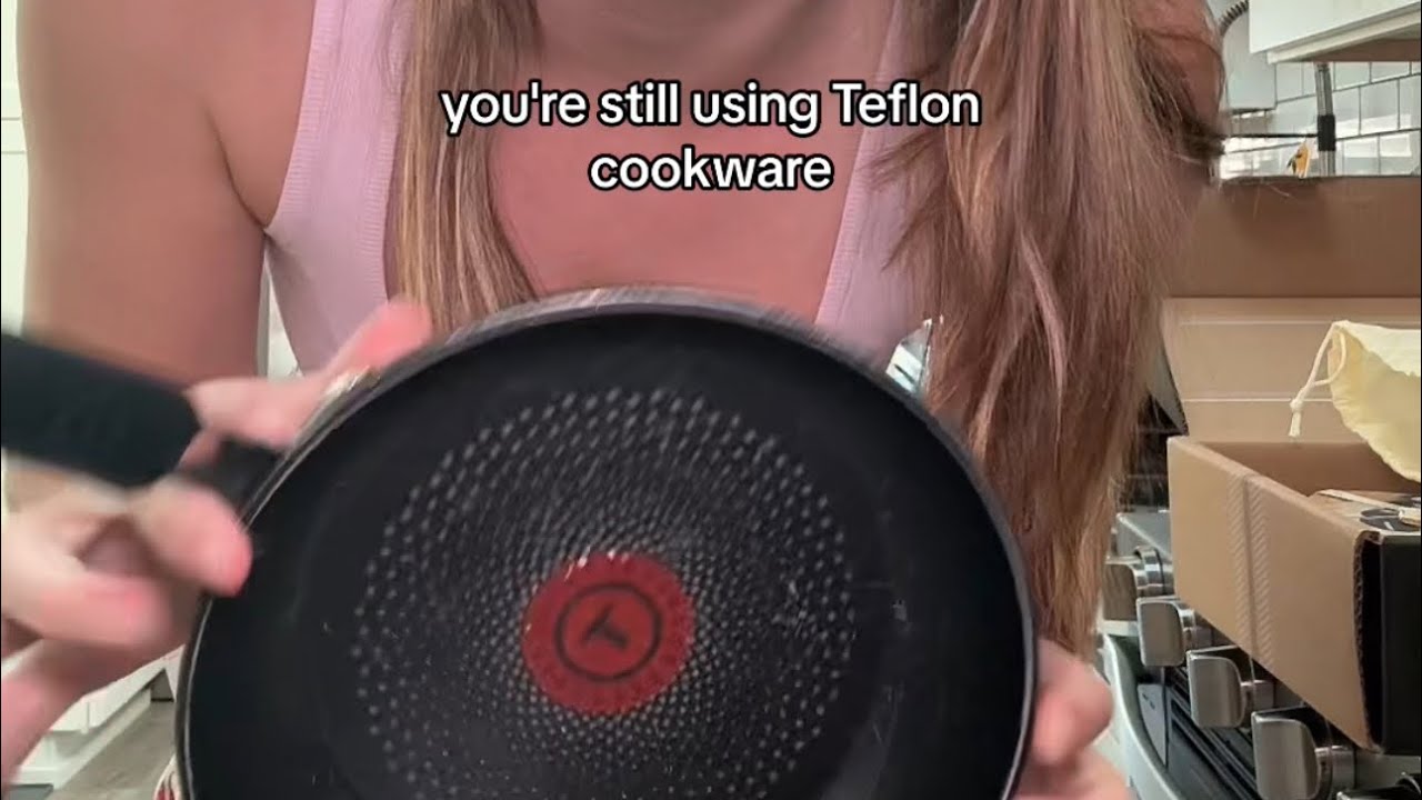 Throw away teflon cookware!! PSA they contain forever chemicals - YouTube