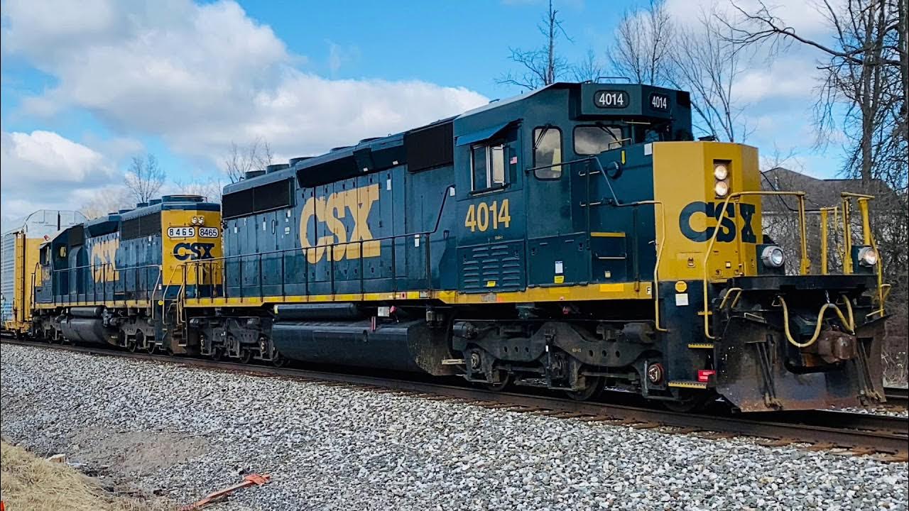 RARE!!!! CSX SD40-3 / SD40-2 DUO LEADS Q214!! - YouTube