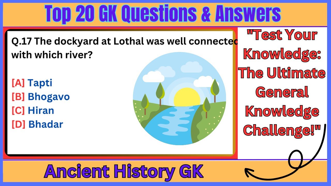 Top 20 INDIA GK questions and answers First in India | India's First GK ...