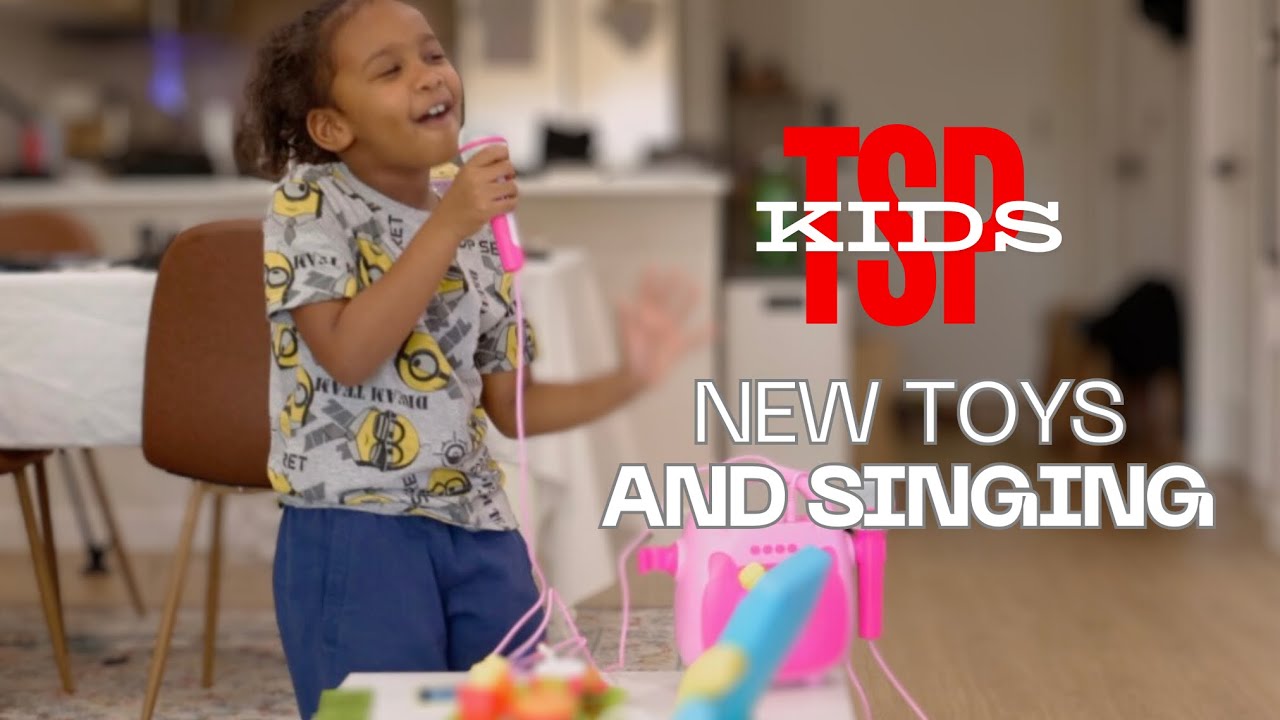 My Kids Unboxing Fun! 🎁 Spongebob Play Set & Karaoke Machine 🎤🎵 - YouTube