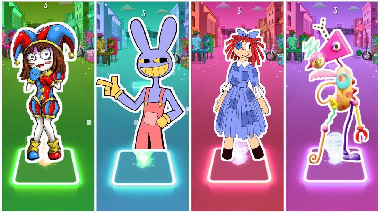 [Amazing Digital Circus] Jax 🆚Pompi 🆚Ragatha 🆚 Caine - YouTube