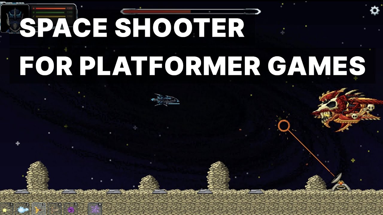 Space Shooter Asset Pack - Pixel Art for Creating Your Game - YouTube