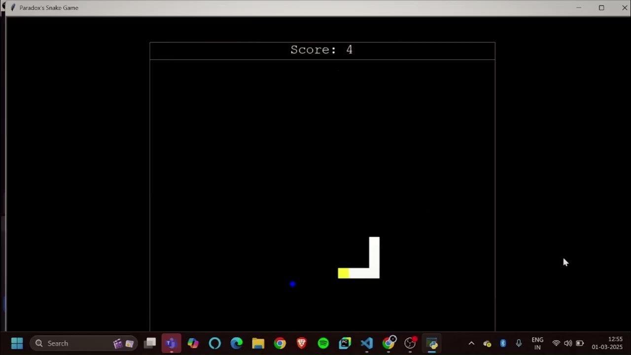 Snake Game using Python Turtle - YouTube