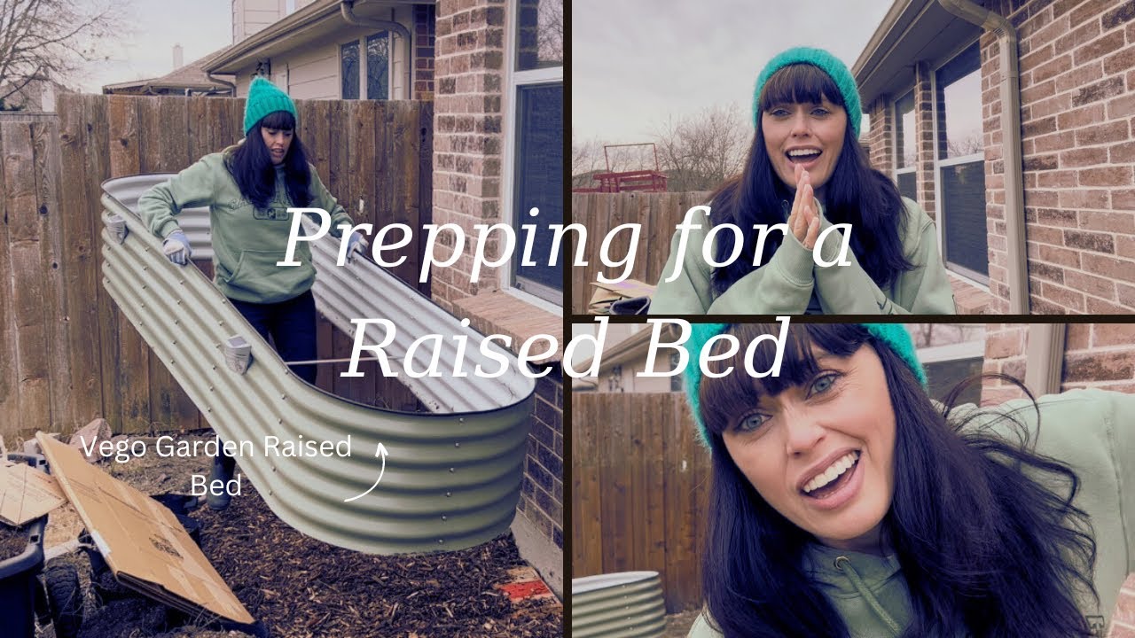 Leveling a Slope for a Raised Bed @vego_garden - YouTube