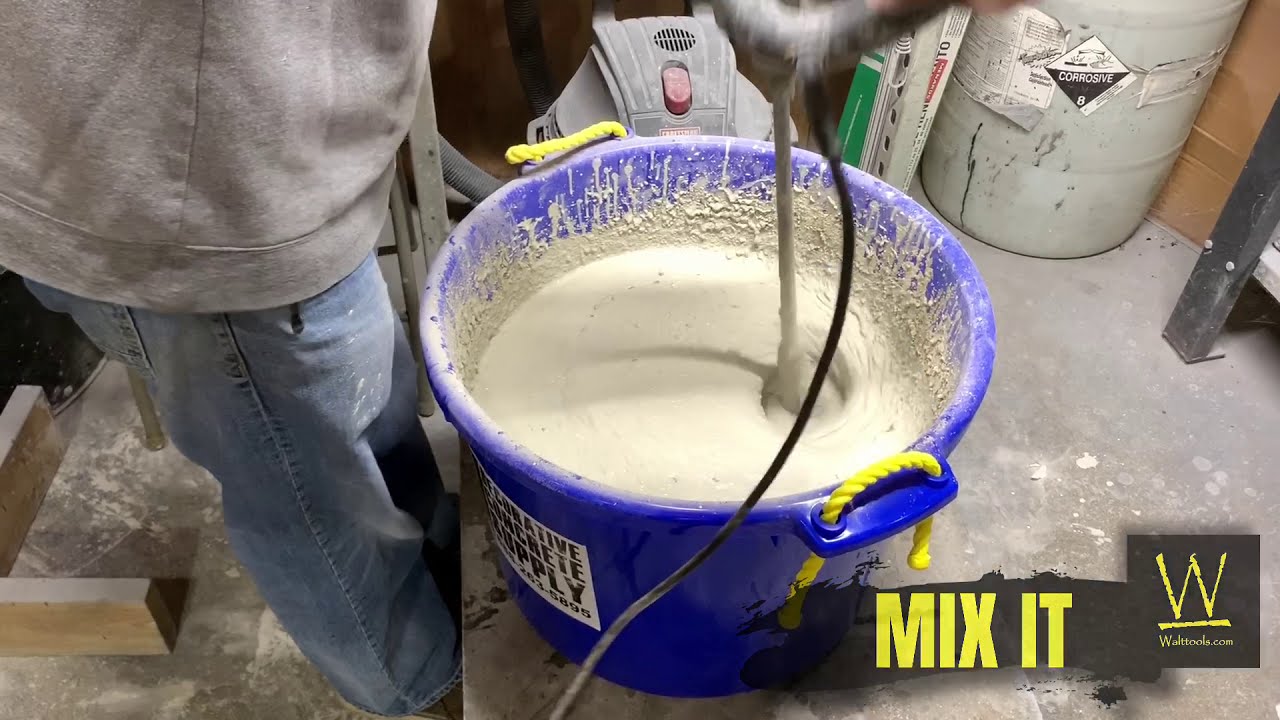 THE BEST POLISHABLE CONCRETE OVERLAY-WALTTOOLS SLP - YouTube