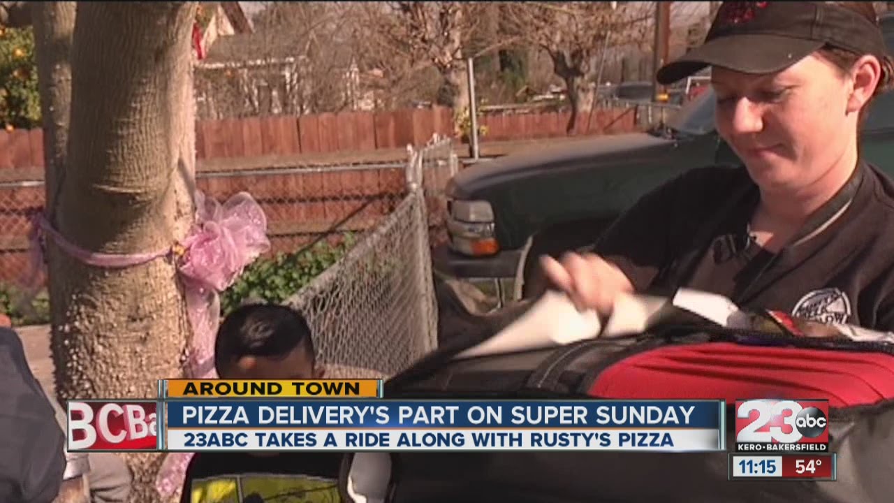 Local pizza parlor busy on Super Bowl Sunday - YouTube