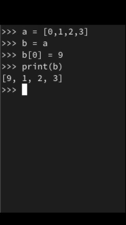 Python Challenge 1 - The wrong way to copy a list - YouTube