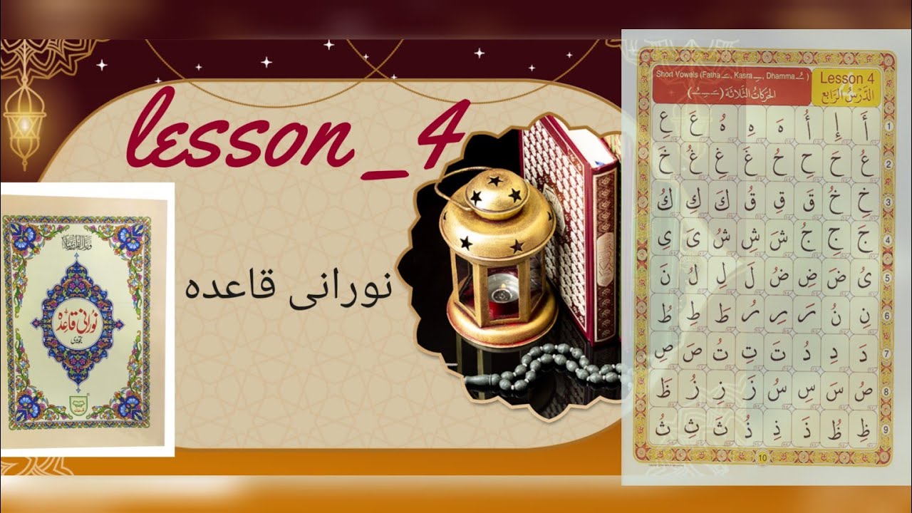 Sabaq Number 4 | Easy Qaida learning classes| Noorani Qaida👆 - YouTube