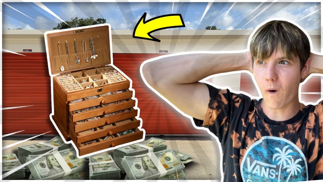 I Bought A JEWELRY HOARDERS Abandoned Storage Unit!! - YouTube