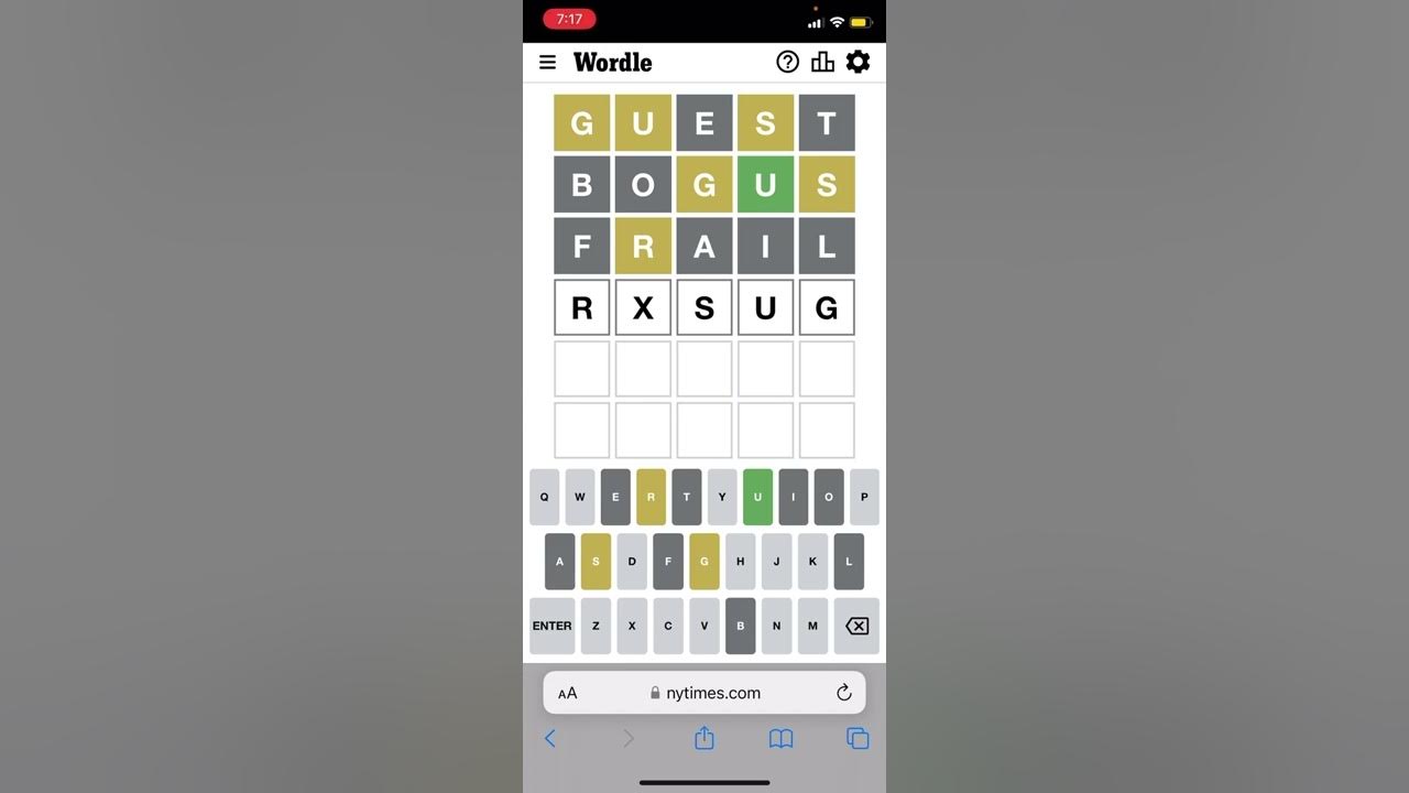 Wordle Playthrough August 19, 2022 #wordle (Hard Mode) - YouTube