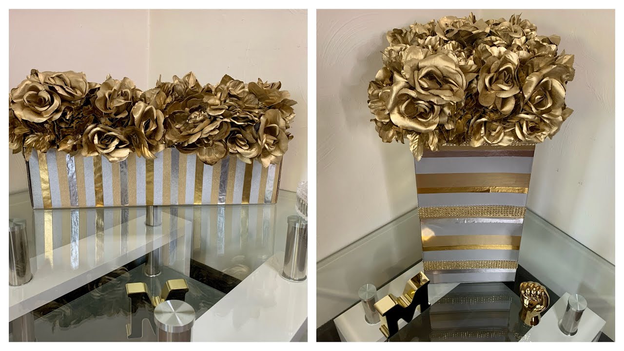 Modern Vase Looks Created With Boxes || DIY Flower Boxes || DIY Home ...