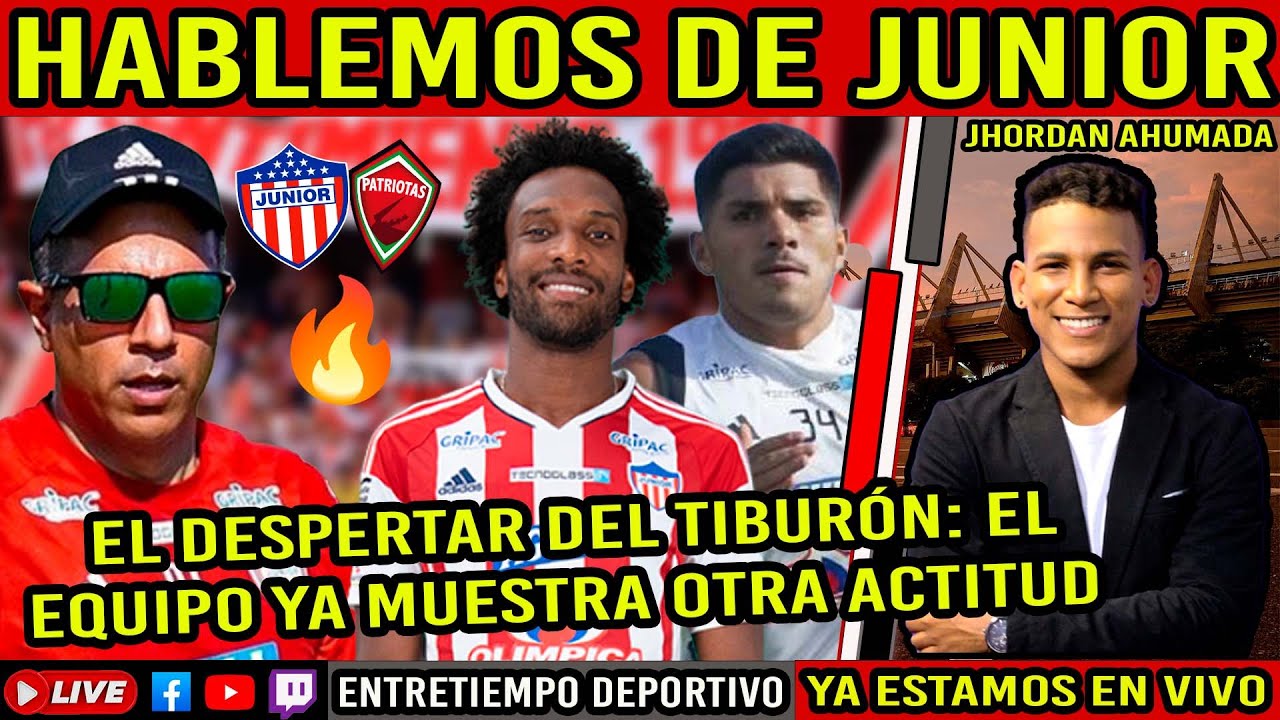 [🔴] EN VIVO💥| HABLEMOS DE JUNIOR: ¡EL DESPERTAR DEL TIBURÓN! JUNIOR YA ...