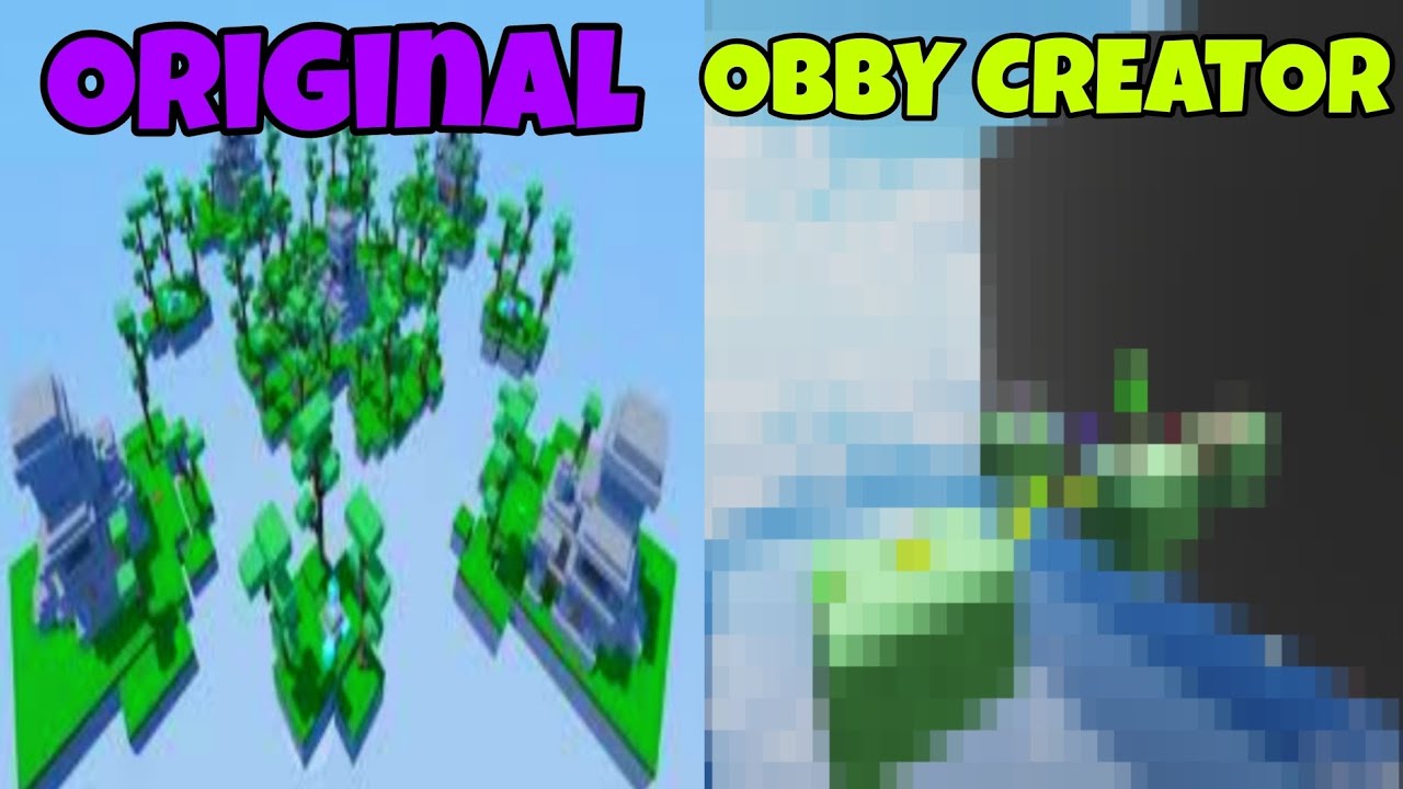 Making the BEDWARS MAP IN OBBY CREATOR! - YouTube