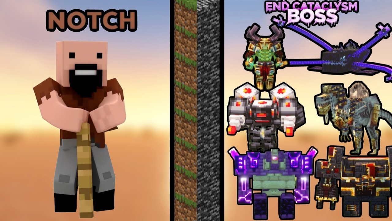 NOTCH vs L_ENDERS CATACLYSM | Minecraft Mob Battle - YouTube