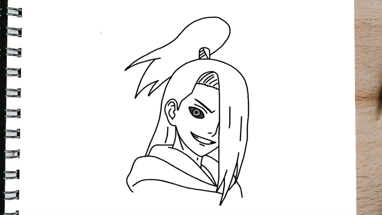 How to draw DEIDARA STEP BY STEP EDO TENSEI | Naruto Shippuden drawing ...