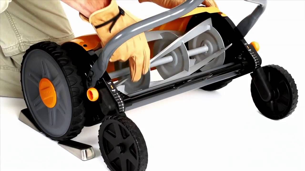 Fiskars StaySharp Reel Mower - Maintaining your Mower - YouTube