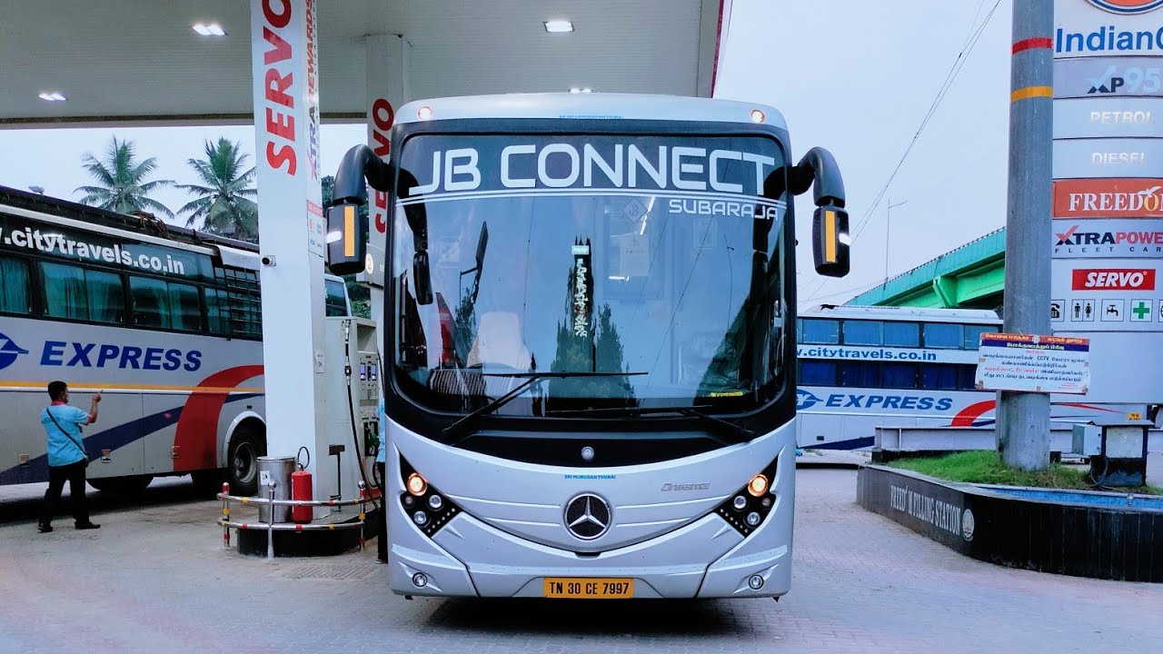 JP connect Mercedes AC sleeper at Coimbatore - YouTube