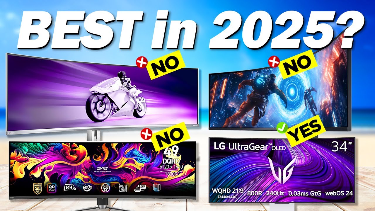 TOP 7 Best Ultrawide Monitor Of The Year 2025! - YouTube