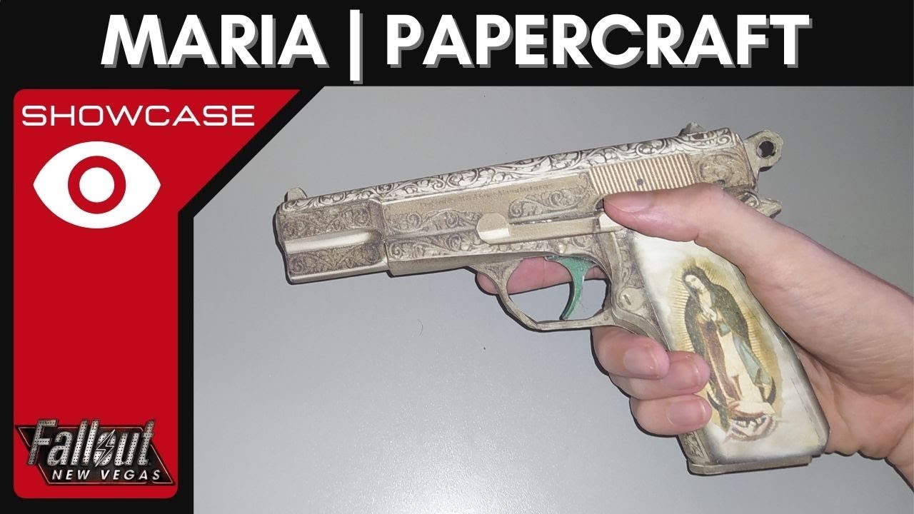 Fallout: New Vegas | Maria Papercraft | Browning Hi-Power - YouTube