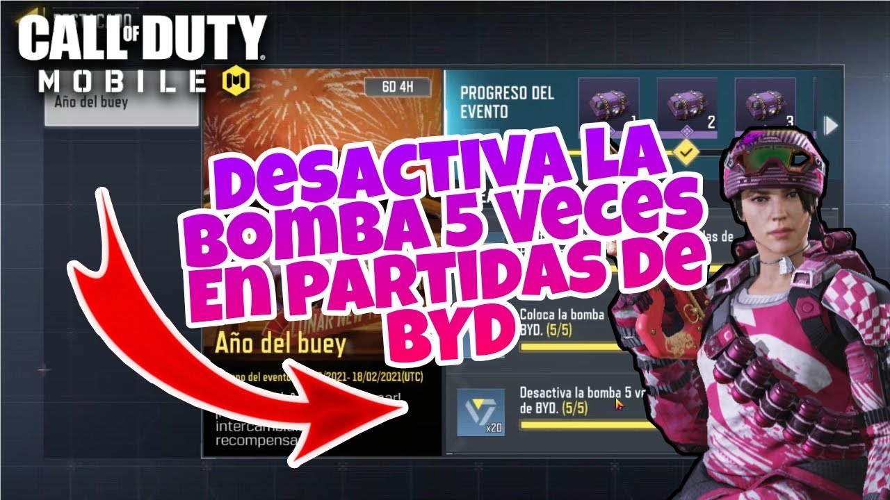 Desactiva la Bomba 5 Veces En Paridas BYD Call Of Duty Mobile COD ...
