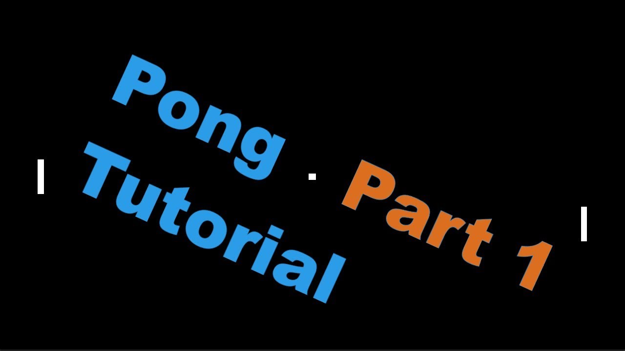 Unity3D | Pong Tutorial Part 1 - Smon - YouTube