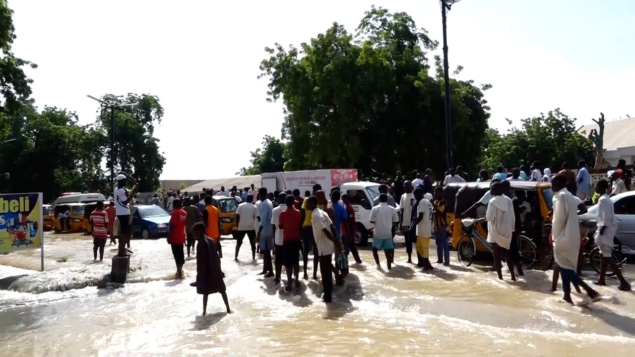 BORNO FLOOD: Maiduguri Capital City Under Water as Alau Dam Overflow ...