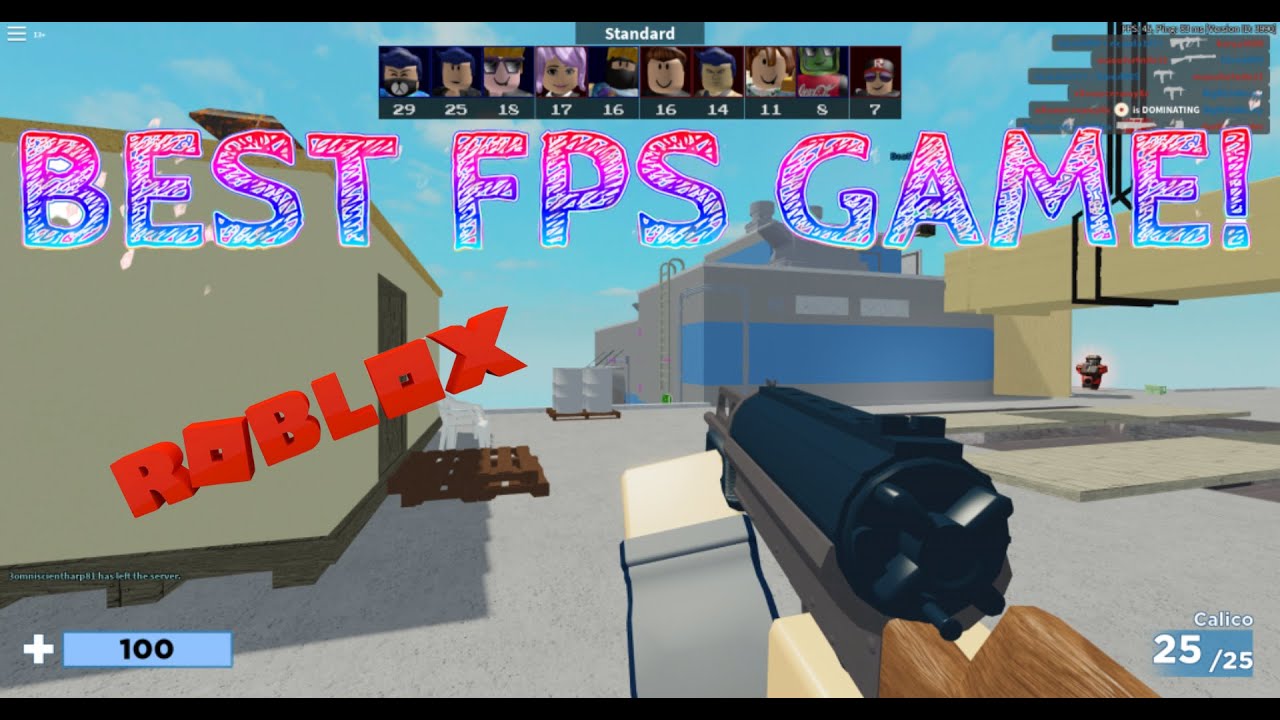 Best FPS Game In ROBLOX! - YouTube