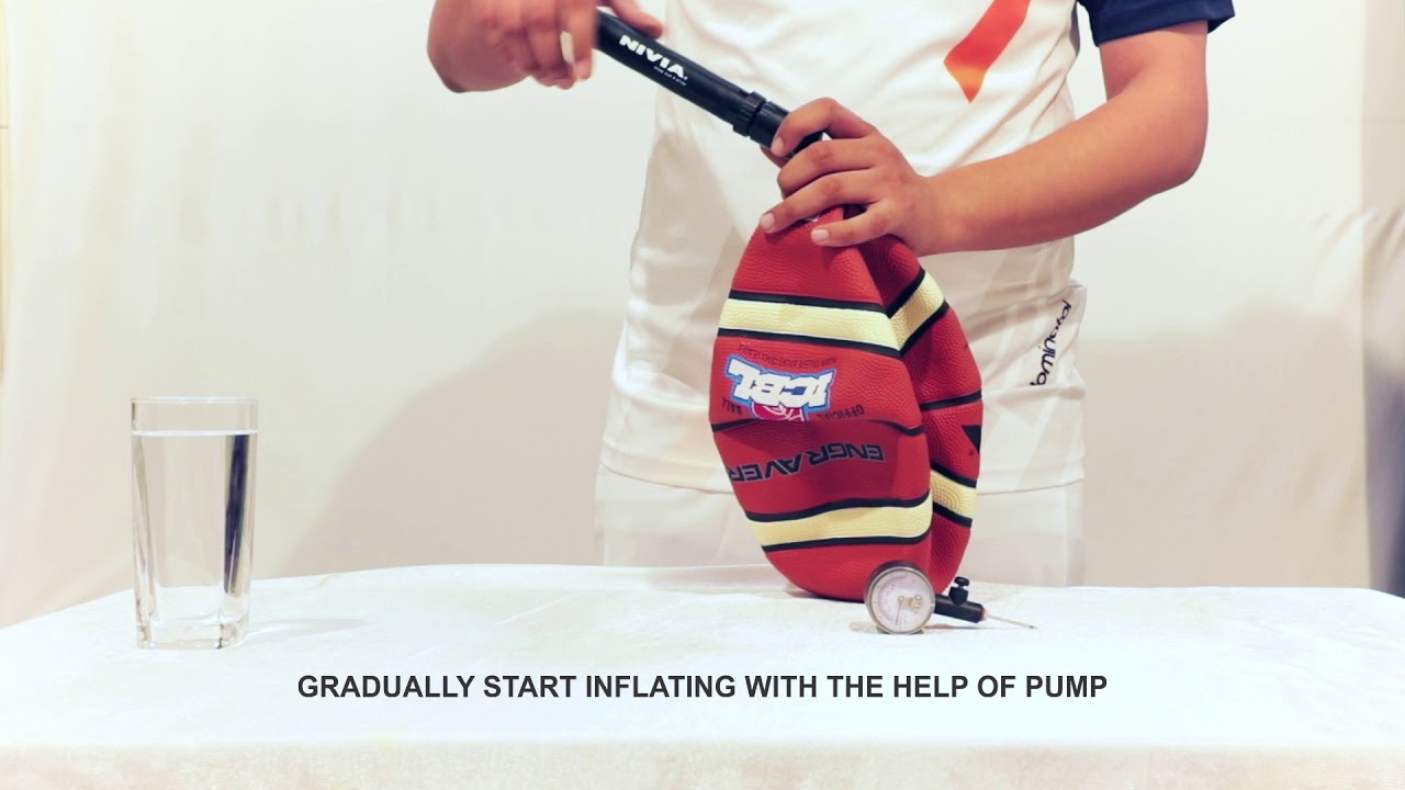 HOW TO INFLATE BASKETBALL | BASKETBALL CARE | NIVIA BASKETBALL - YouTube