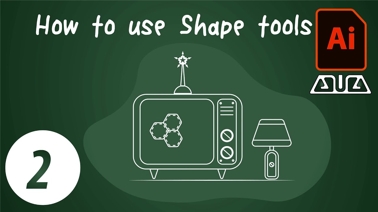 How to use the Shape tool in Illustrator #2/1 - YouTube