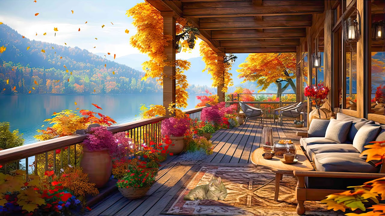 Smooth Jazz Music 🍂 Jazz Relaxing Music in Cozy Fall Ambience ...