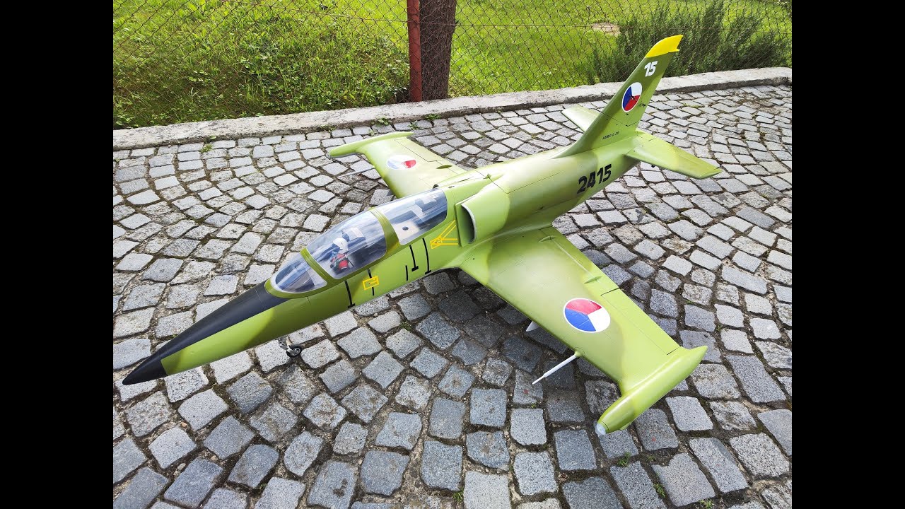 RC L-39 Jet pojezdové zkoušky - YouTube