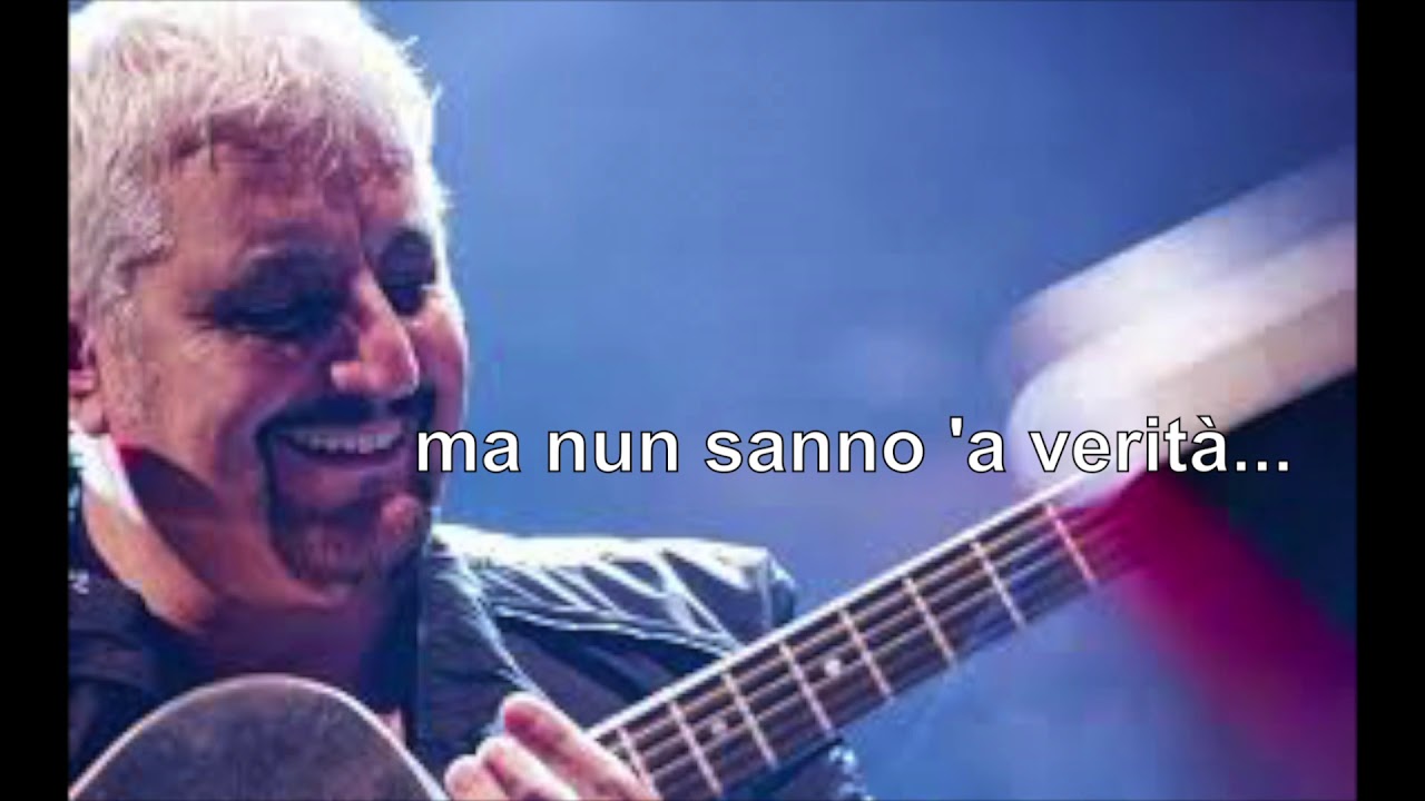 Napule è (karaoke) Pino Daniele - YouTube