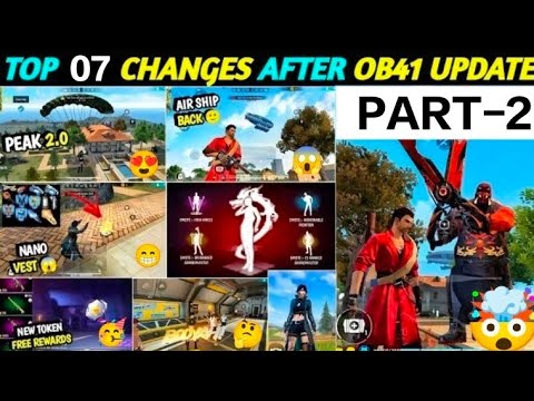 TOP 7 CHANGES AFTER OB41 UPDATE🤯🤩|| PART-2 || NEW CHANGES IN MAP😱😍 ...