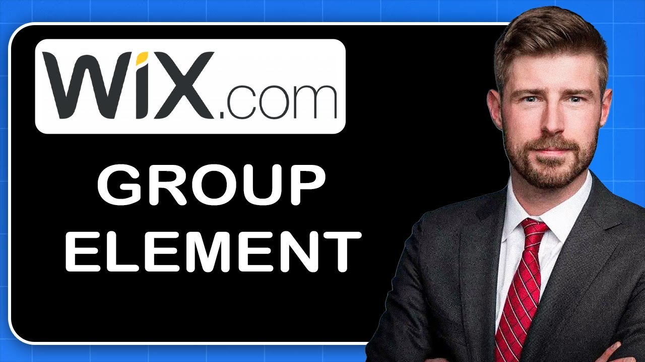 How to Group Elements in Wix - YouTube