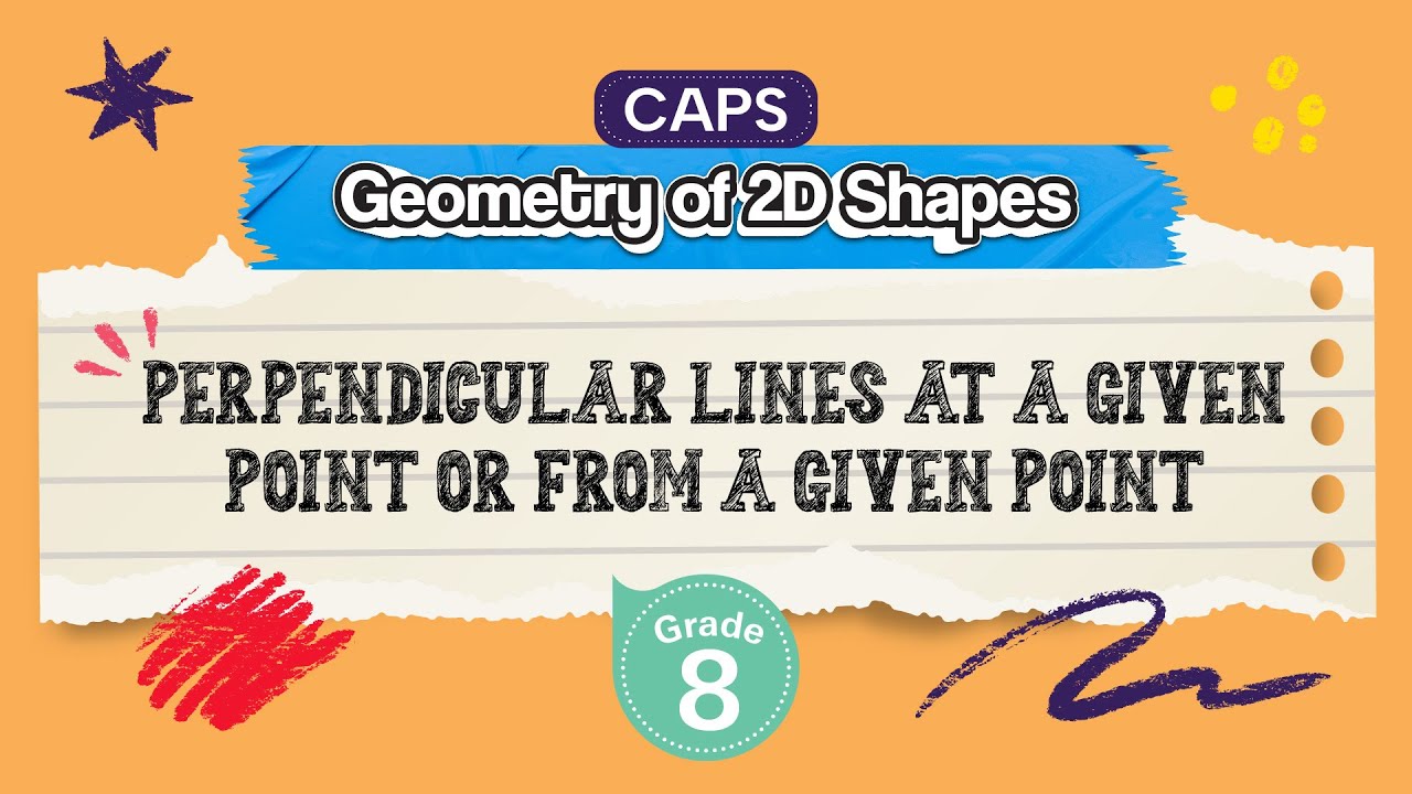 Construct Geometric Figures: Perpendicular Lines at a Given Point or ...