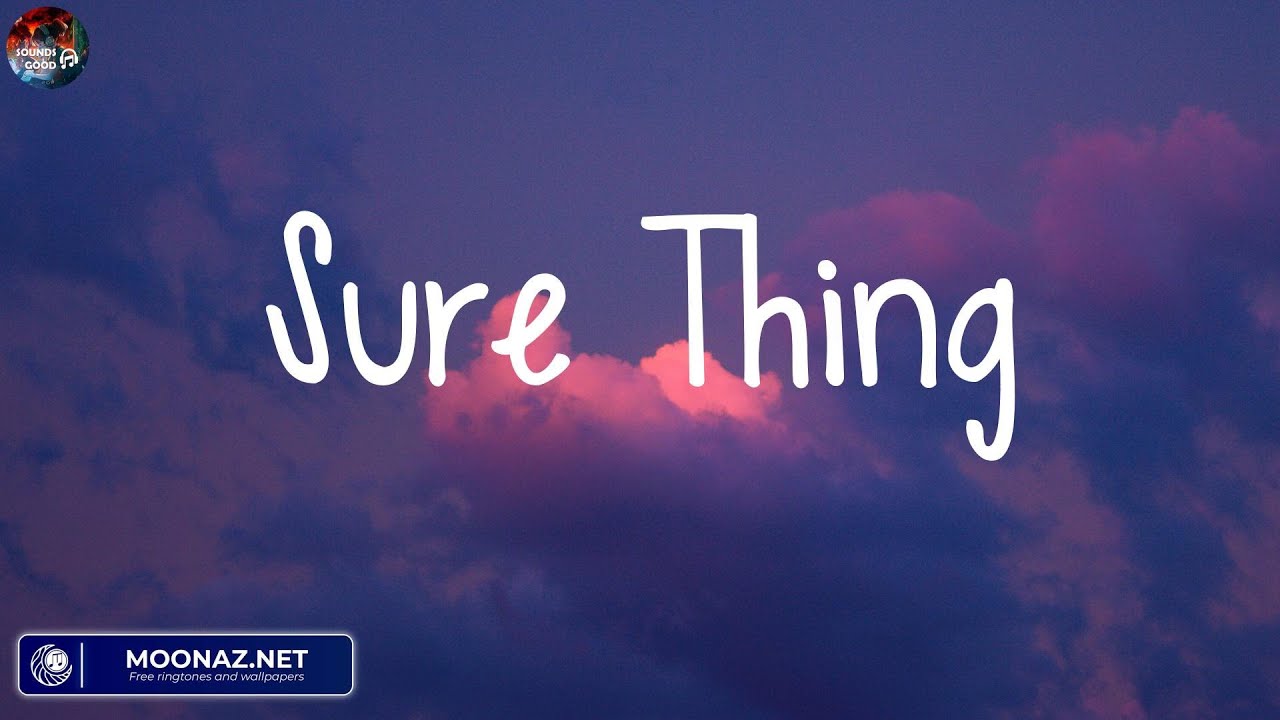 Sure Thing - Miguel (Lyrics) - YouTube