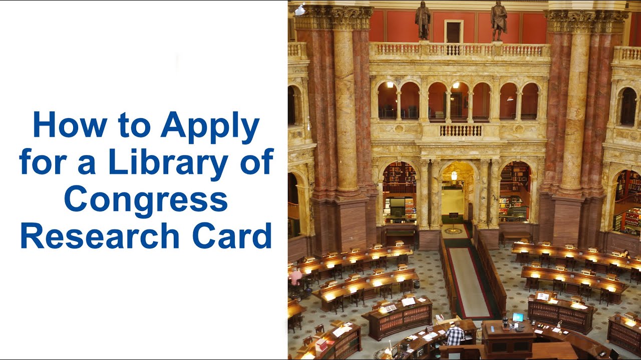 112 Library of Congress Pre Registration - YouTube