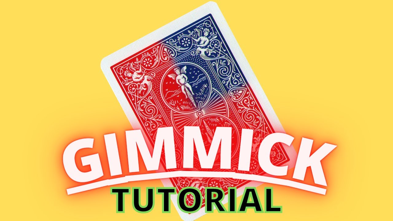 HOW TO CHANGE COLOR OF A CARD - gimmick tutorial - YouTube