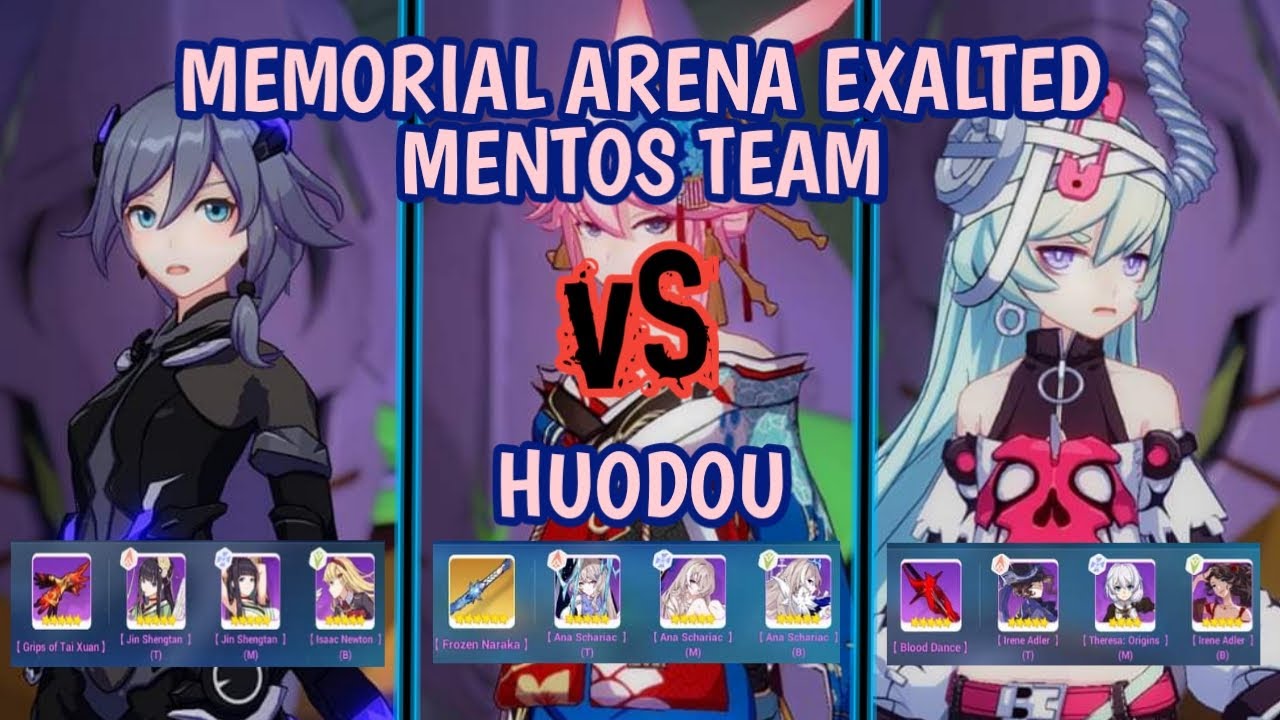 MEMORIAL ARENA EXALTED || MENTOS TEAM VS HUODOU [ NO SELUNE! ] - YouTube