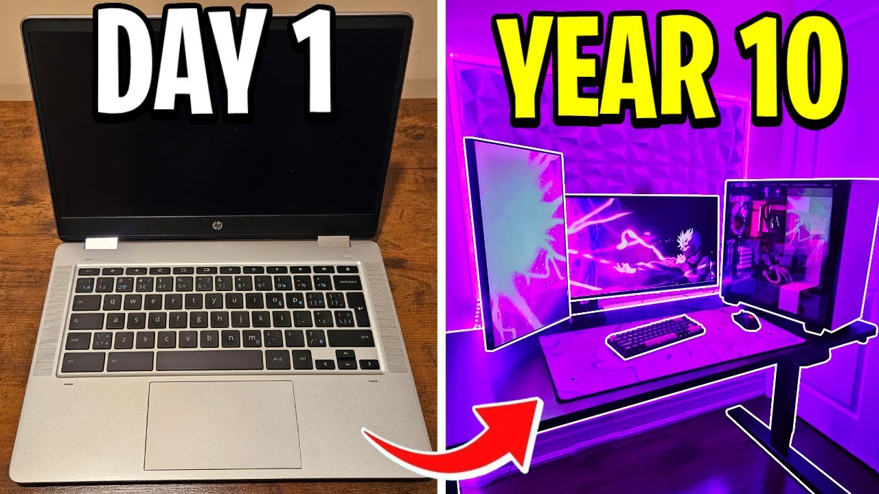 10 Year Gaming Setup Progression... - YouTube