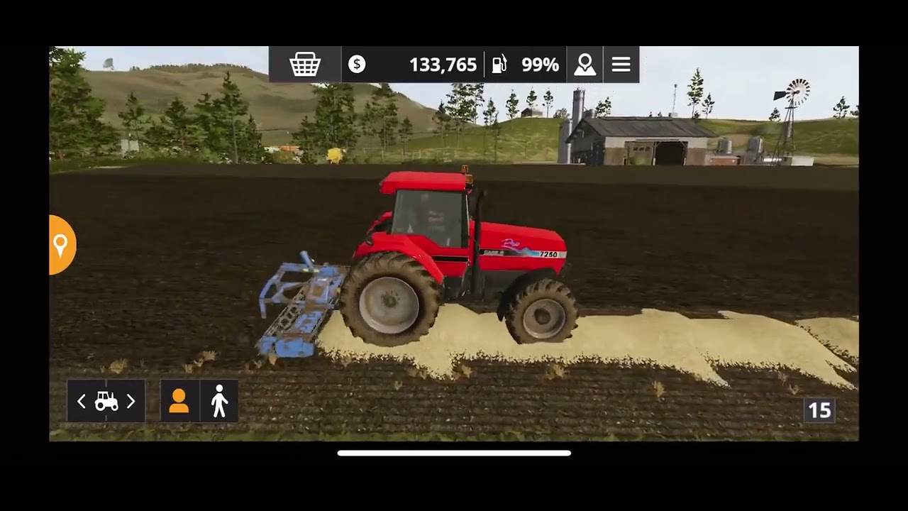 Playing farming simulator 20 - YouTube