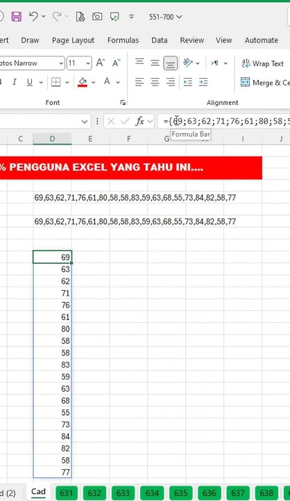 Trik Excel Yang Jarang Orang Tahu..., #excel #tipspraktis #exceltips #exceltricks #microsoft ...