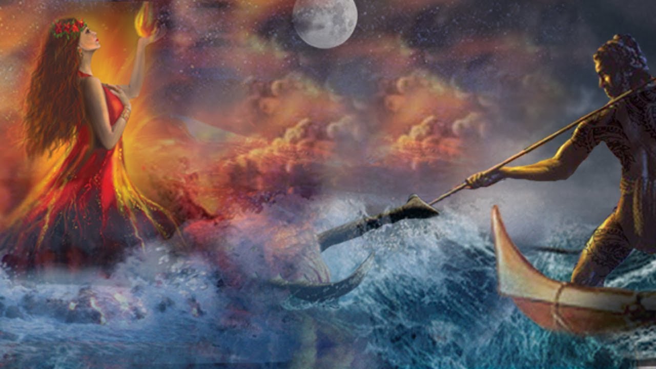 August Full Moon Ritual Honoring Maui and Pele - YouTube