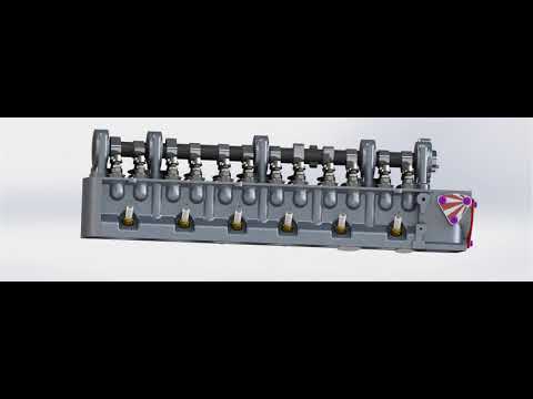 Datsun L28 Head and Valve train - YouTube