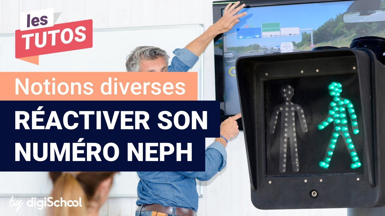 Comment réactiver son numéro NEPH ? - YouTube