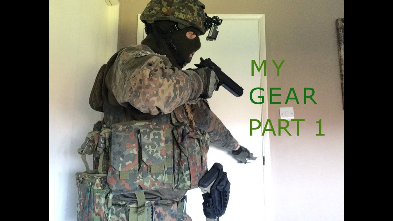 My Airsoft Gear- Flecktarn Loadout - YouTube