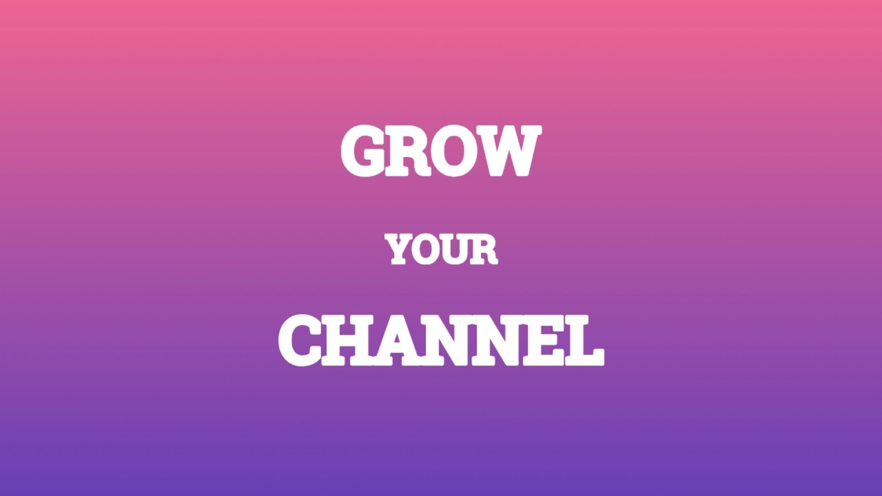 GROW FROM ZERO TO YOUR GOAL (how to grow your channel) - YouTube