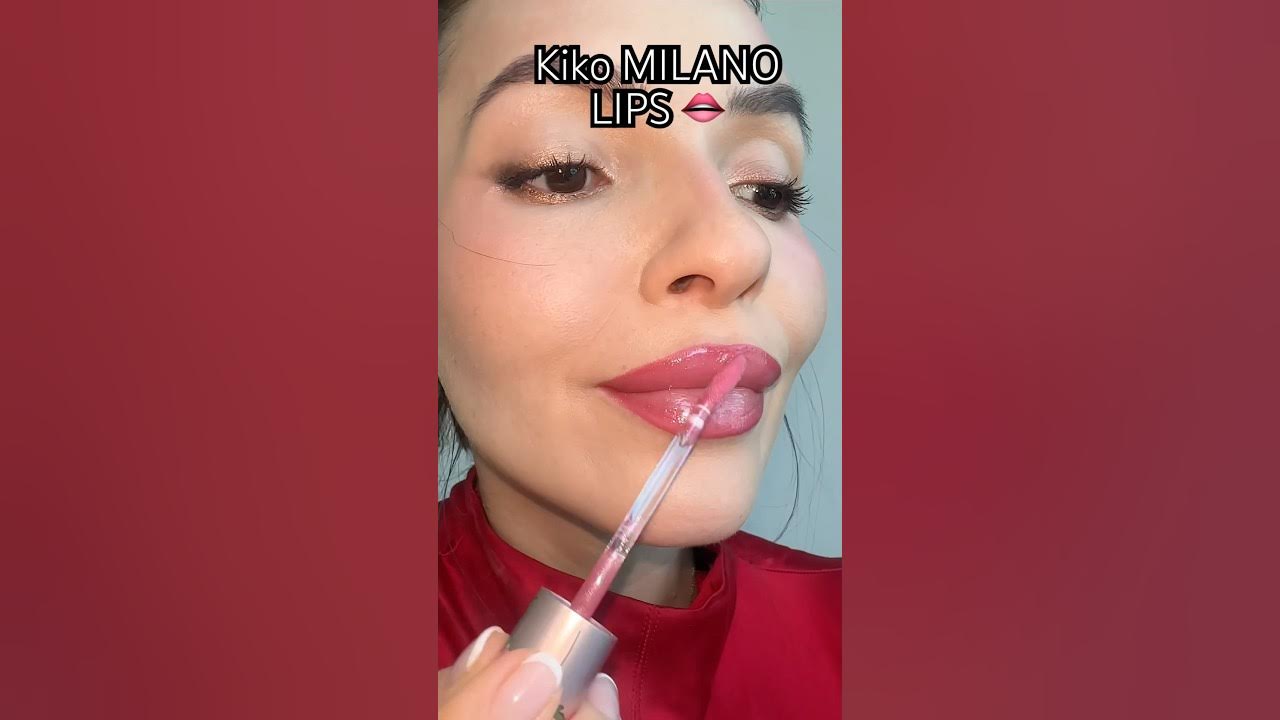 KIKO MILANO LIPS PRODUCTS /LIP PLUMP MAKEUP TUTORIAL RED LIPS BUT NOT TOO RED #shorts # ...
