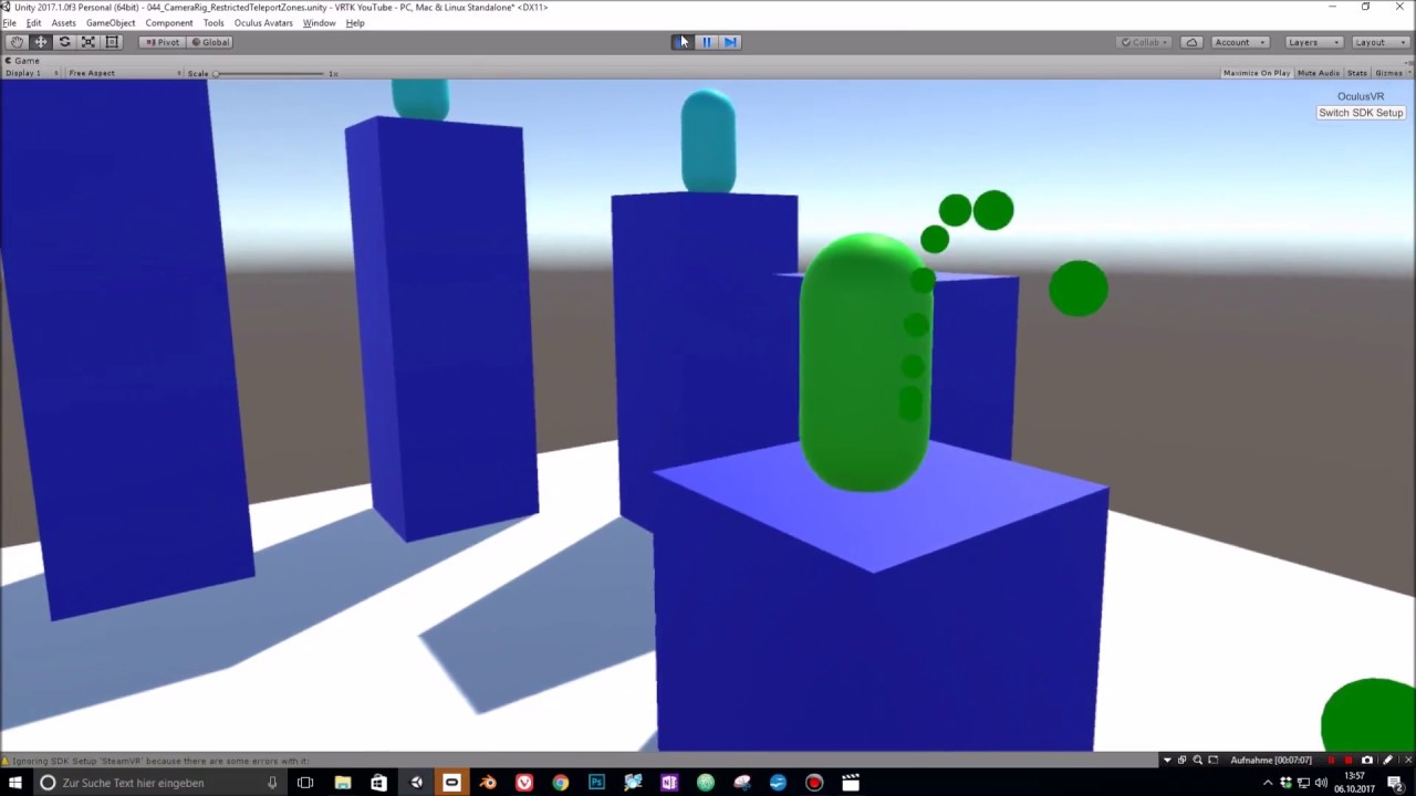 Unity3D und VRTK (Virtual Reality Toolkit) - Setup Deutsch 1 - YouTube