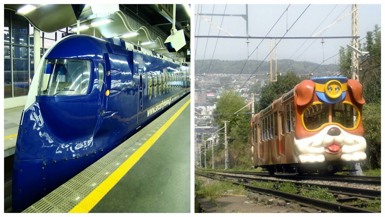 The strangest trains of Japanقطارات غريبة في اليابان - YouTube